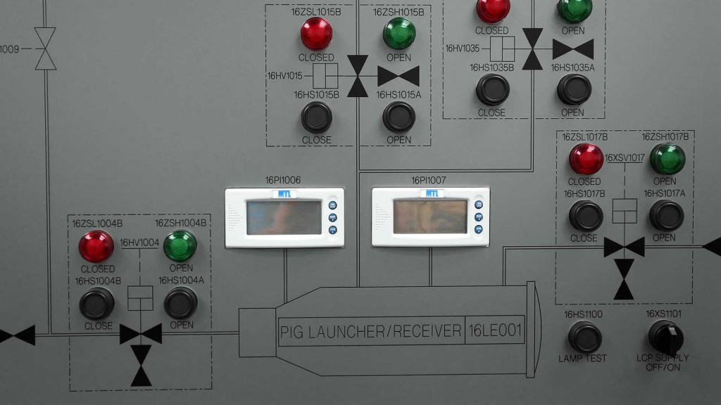 Valve interlocks control panel - Sofis valve operation Valve interlocks control panel - Sofis valve operation